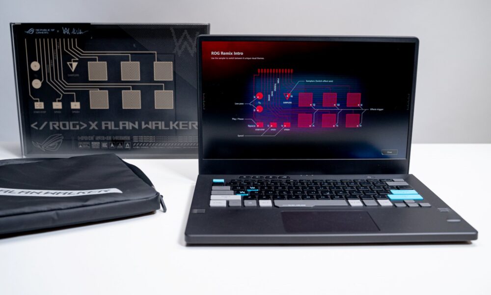 PREVIEW ROG Zephyrus G14 Alan Walker SE: fii original cu... ambalajul ...